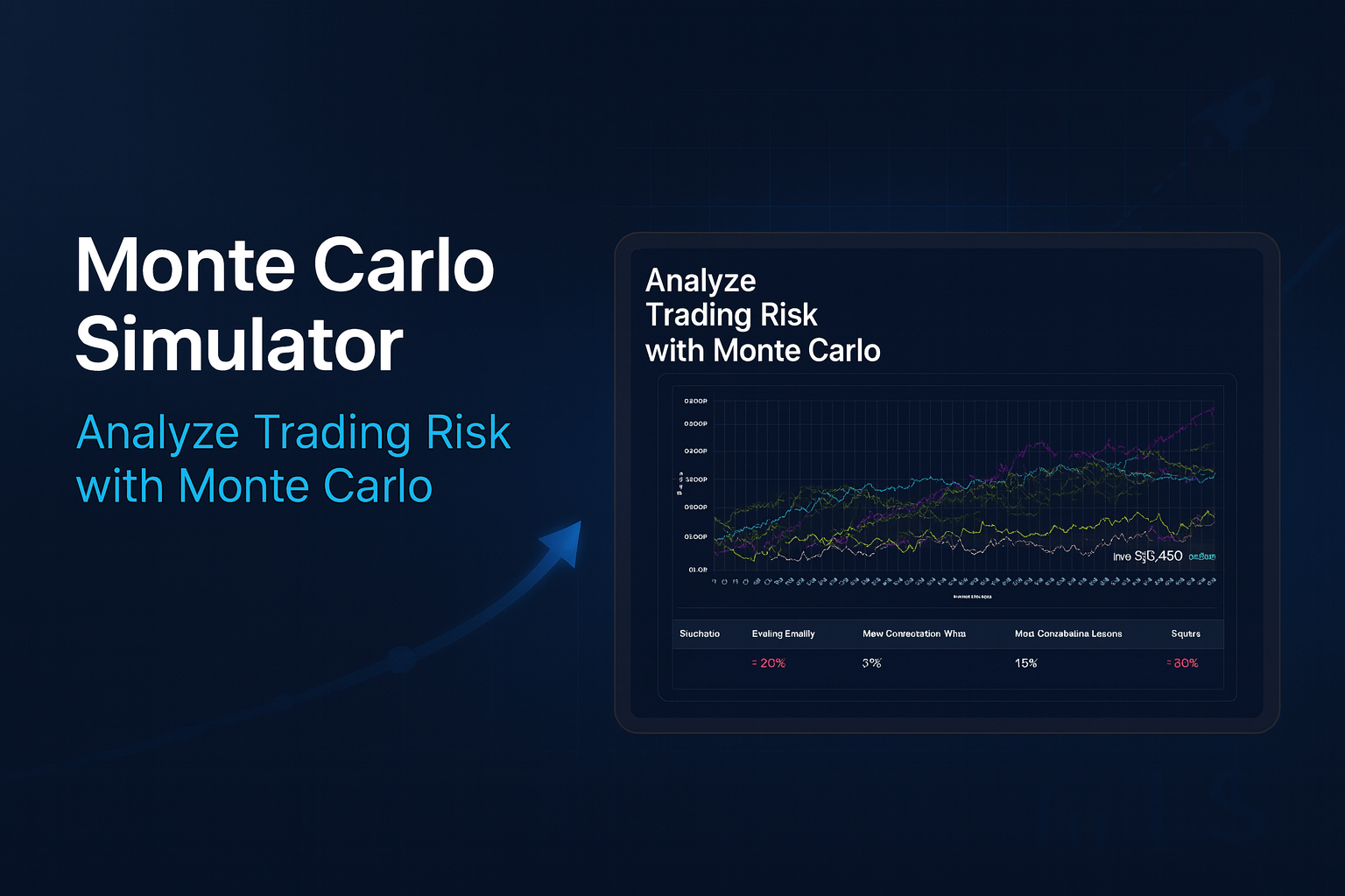 Monte Carlo Trading Simulator - Risk Analysis & Strategy Testing | Zenstock
